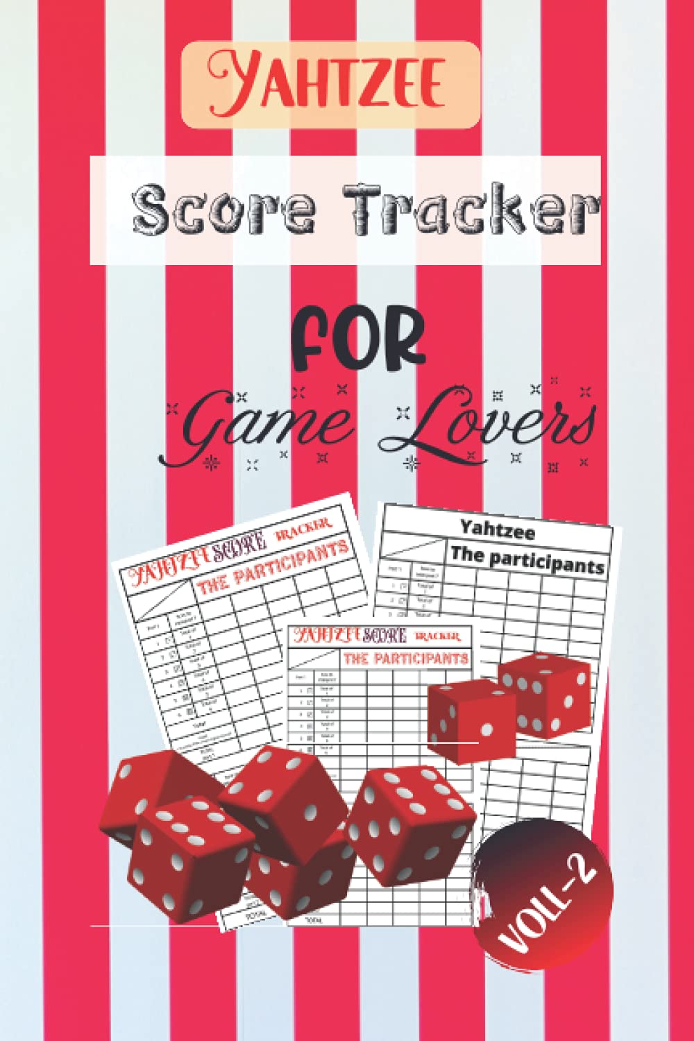 Buy Yahtzee Score Tracker for Game Lovers Voll-2: A Beautiful Large ...