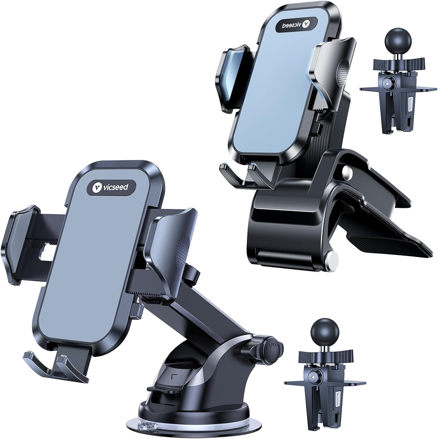 Amazon.com: VICSEED Cell Phone Holder Car + Phone Mount for Car : Cell ...