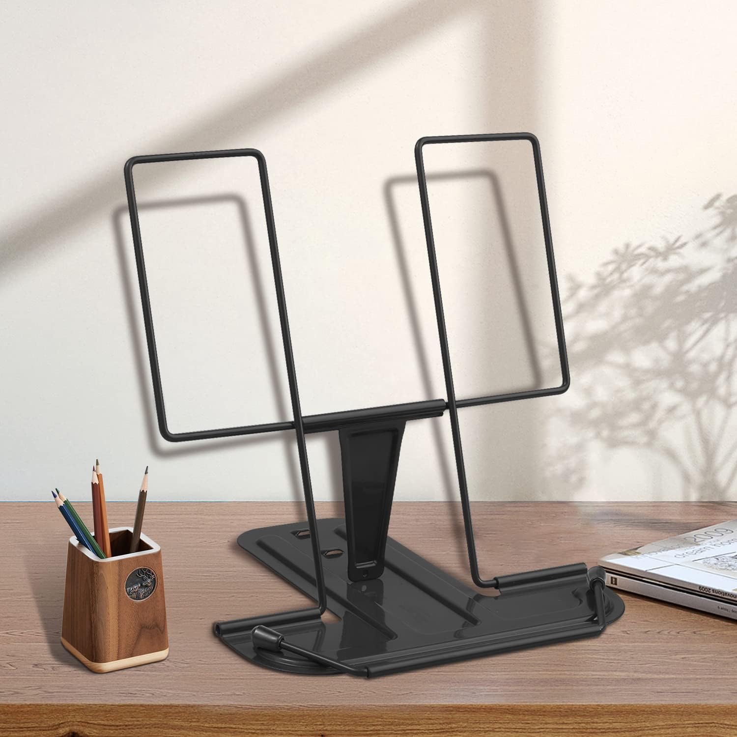 Amazon.com : Honagu Book Stand for Reading, Adjustable Reading Rest ...
