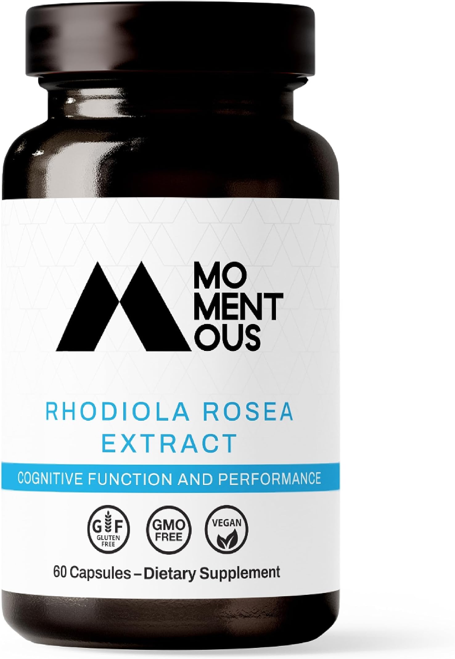 Amazon.com: Momentous Rhodiola Rosea, Adaptogen Supplement Capsules, 60 ...