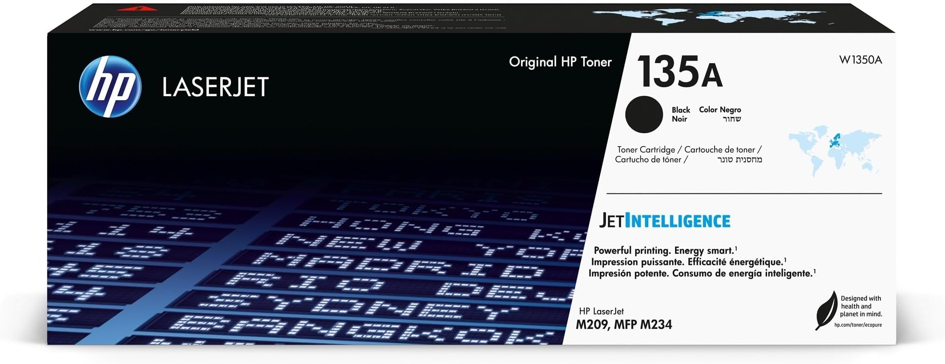 HP 135X Nero, W1350X, Cartuccia Toner Originale HP da 2400 Pagine ...