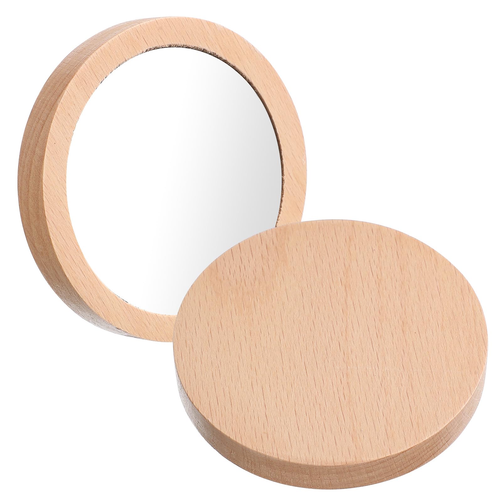 Amazon.com: 2pcs Compact Mirror Small Round Glass Mirror Circles Pocket ...