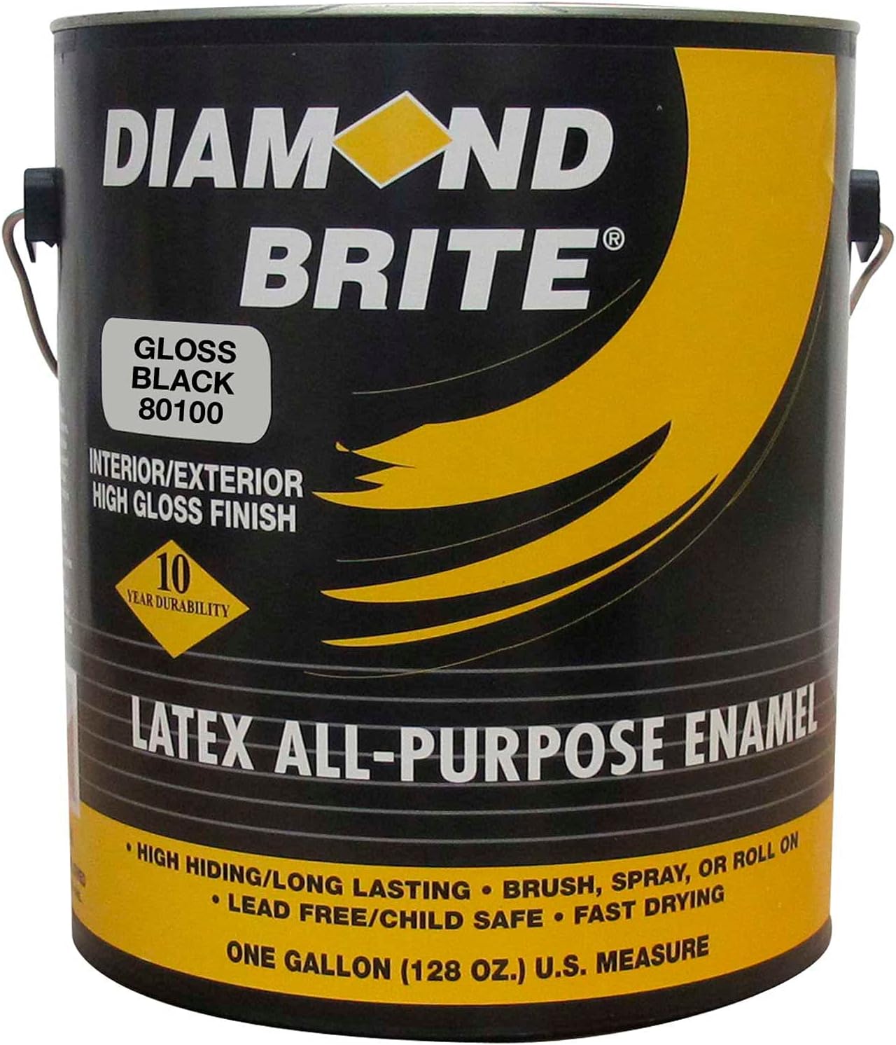 Diamond Brite Paint Interior & Exterior Latex Gloss Enamel Paint 1 ...