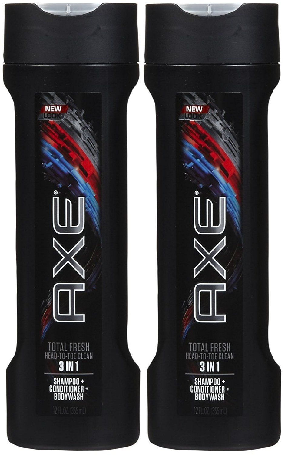 Amazon.com: Axe 3-in-1 Shampoo + Conditioner + Bodywash, Total Fresh ...