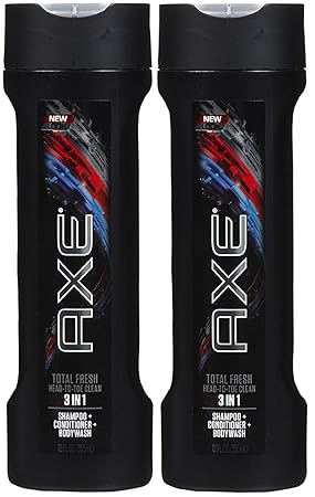 Amazon.com: Axe 3-in-1 Shampoo + Conditioner + Bodywash, Total Fresh ...