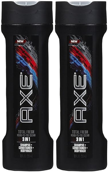 Amazon.com: Axe 3-in-1 Shampoo + Conditioner + Bodywash, Total Fresh ...