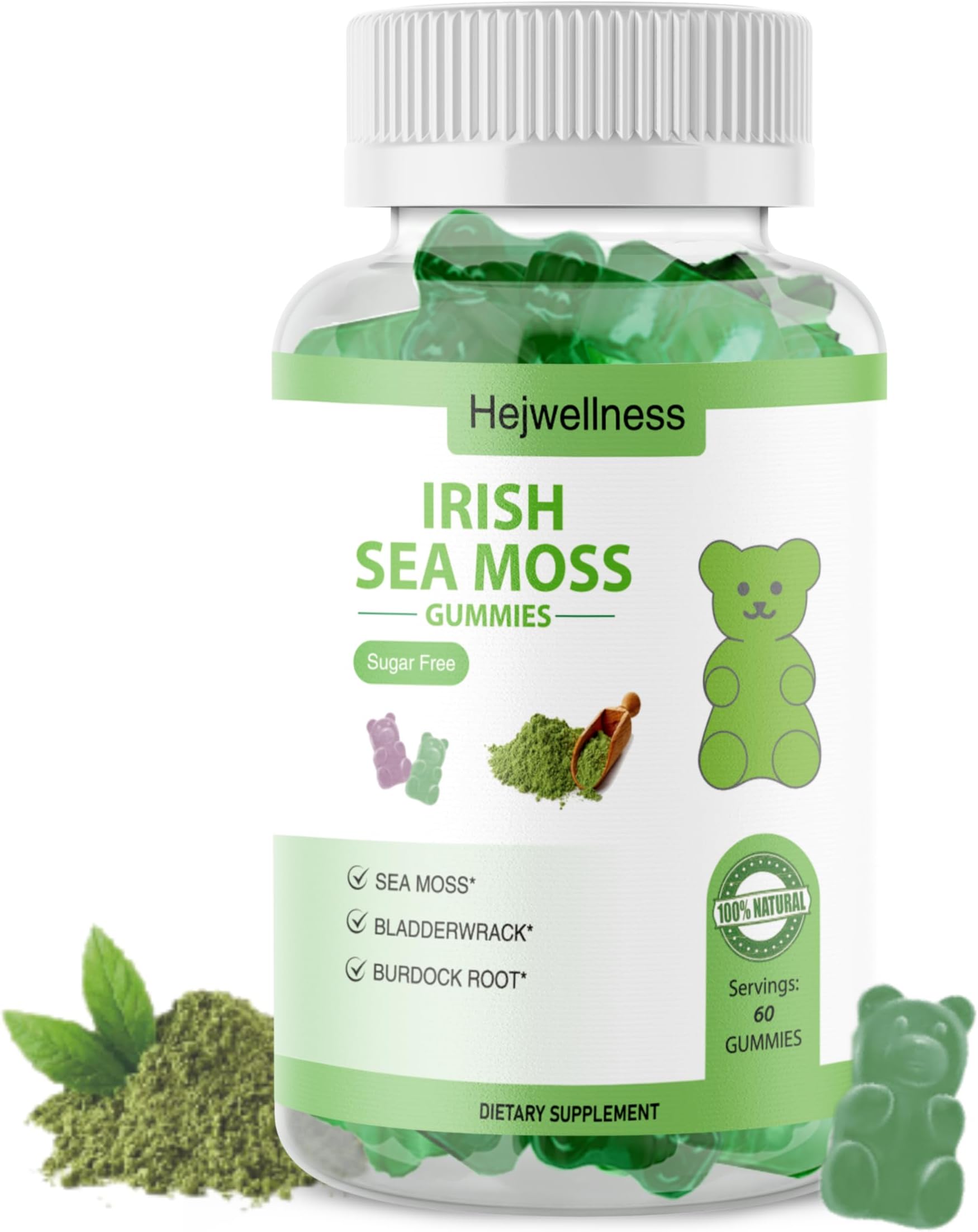 Amazon.com: Safrel Irish Sea Moss Gummies 3000mg - 60 Vegan Gummies ...