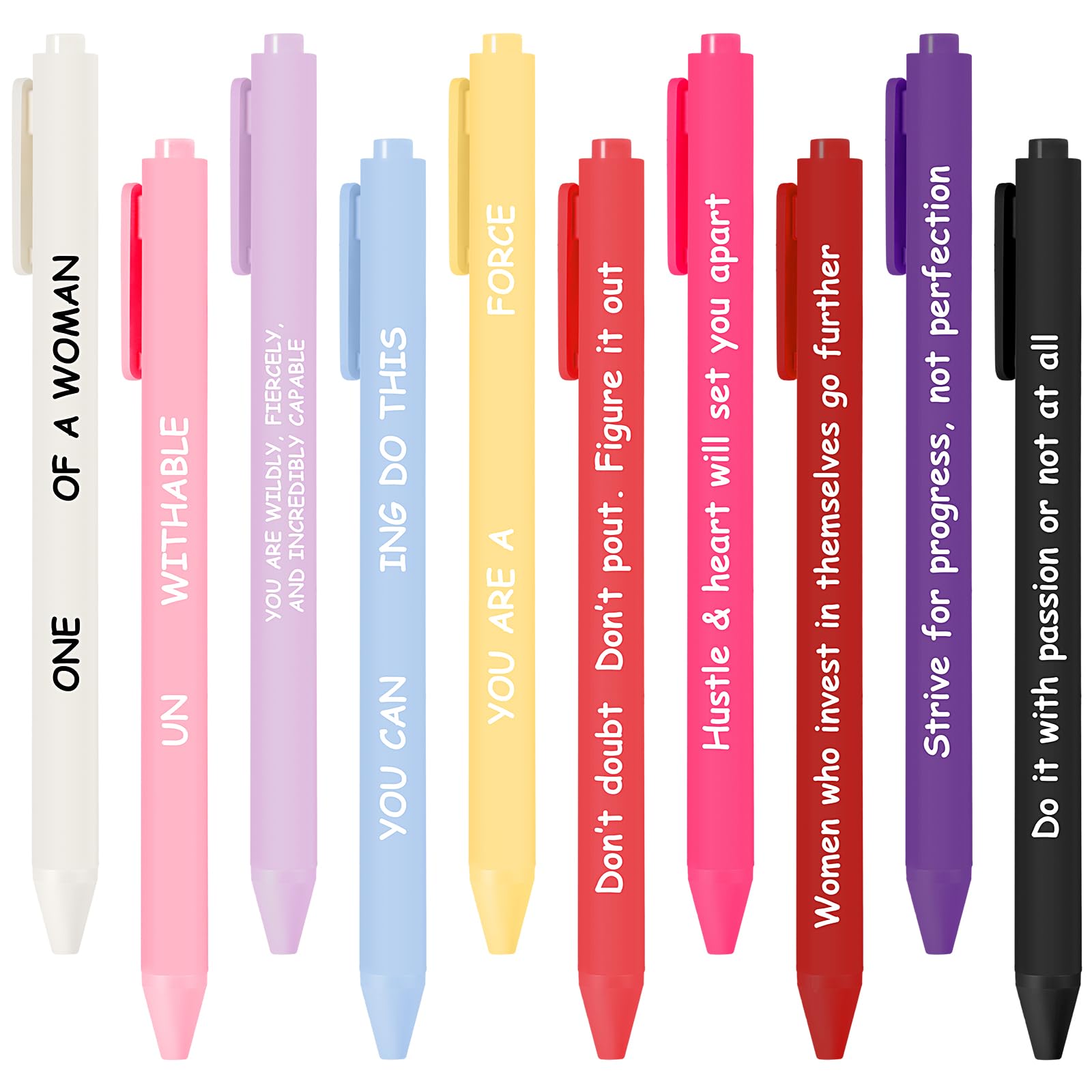 Amazon.com : Crtiin 10 Pcs Funny Work Pens for Adults Snarky Office ...