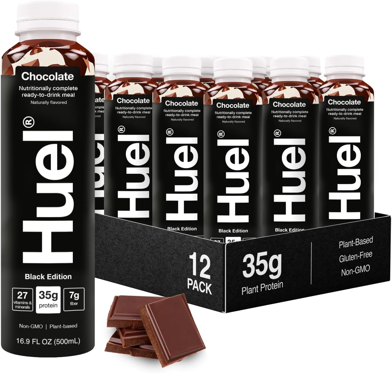 Amazon.com: Huel Black Edition Ready-to-Drink, Chocolate Meal ...