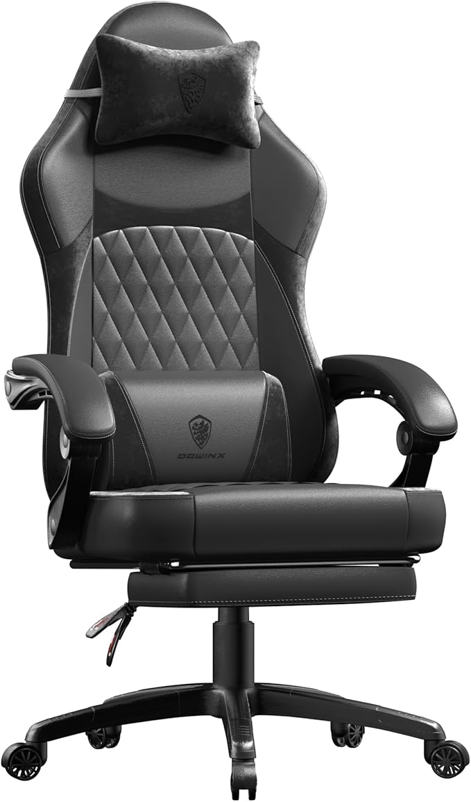 Amazon.com: Dowinx Gaming Chair with Pocket Spring Cushion, Ergonomic ...
