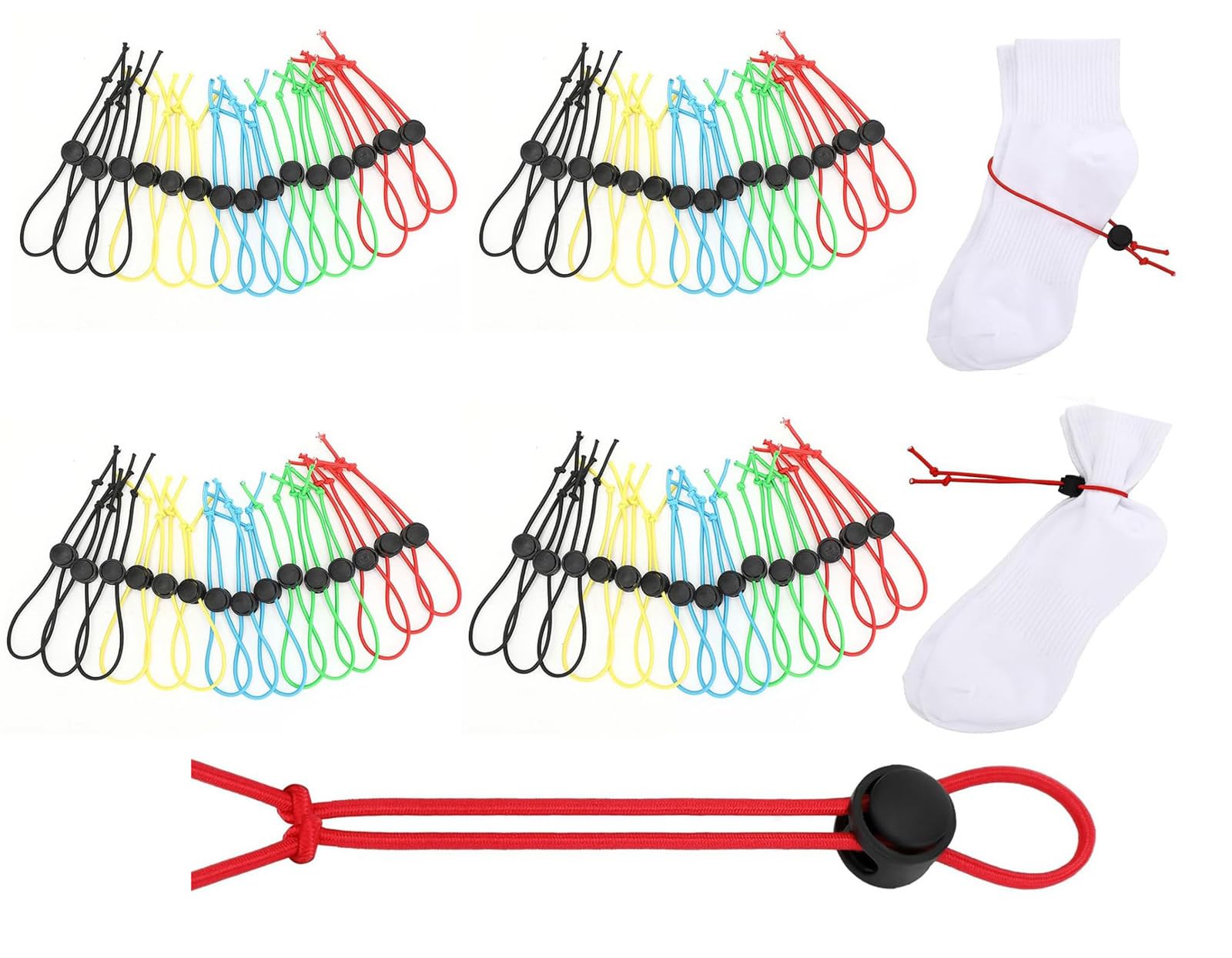 Amazon.com: Awsxuoor 50Pcs Sock Clips for Laundry - Amazing Sock Clip ...