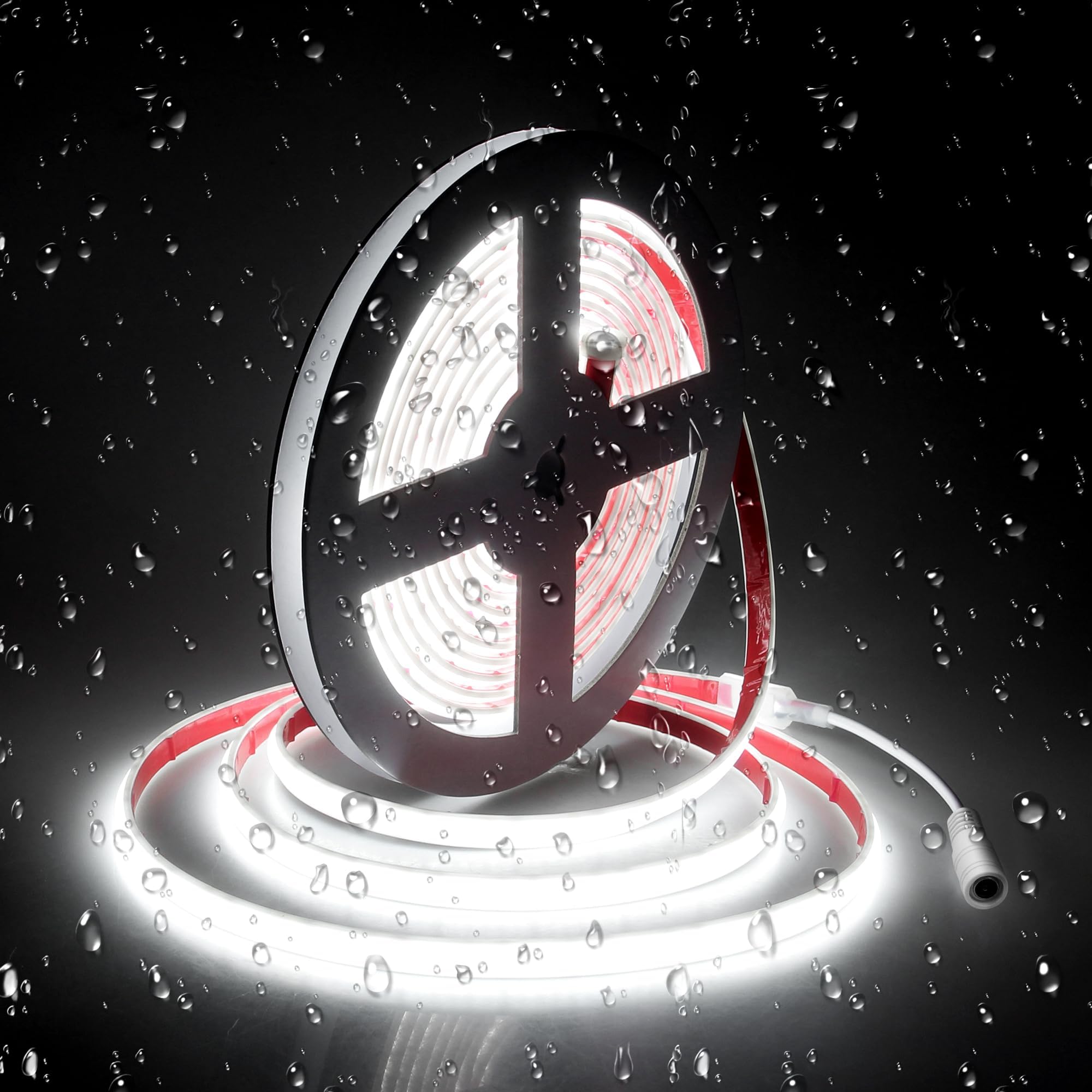 Water-Resistance IP65 12V Waterproof Flexible LED Strip Light 16.4ft/5m ...