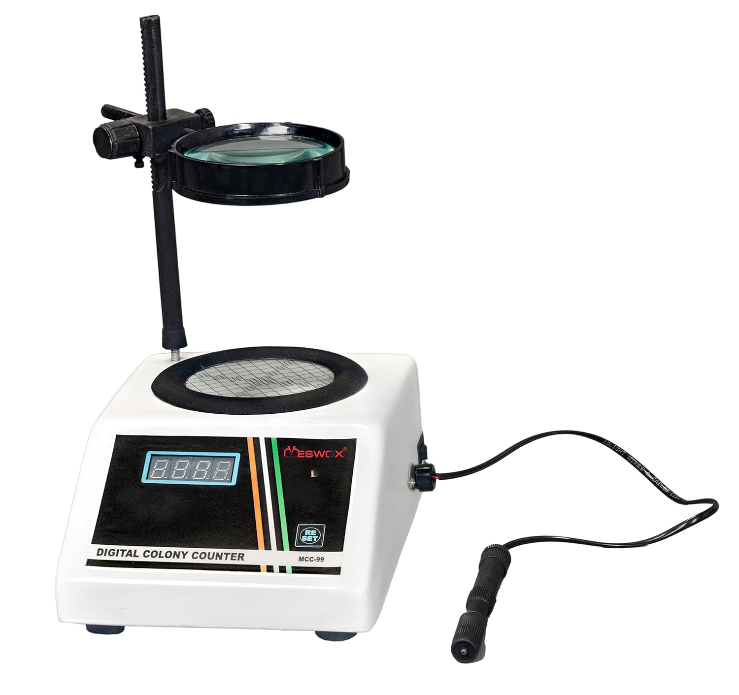 MESWOX Digital Colony Counter 4 Digit LED Display With marking Pen And ...