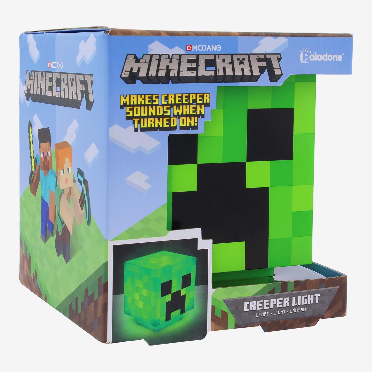 Minecraft Green Creeper Plug-in Nightlight with Auto Dusk to Dawn ...