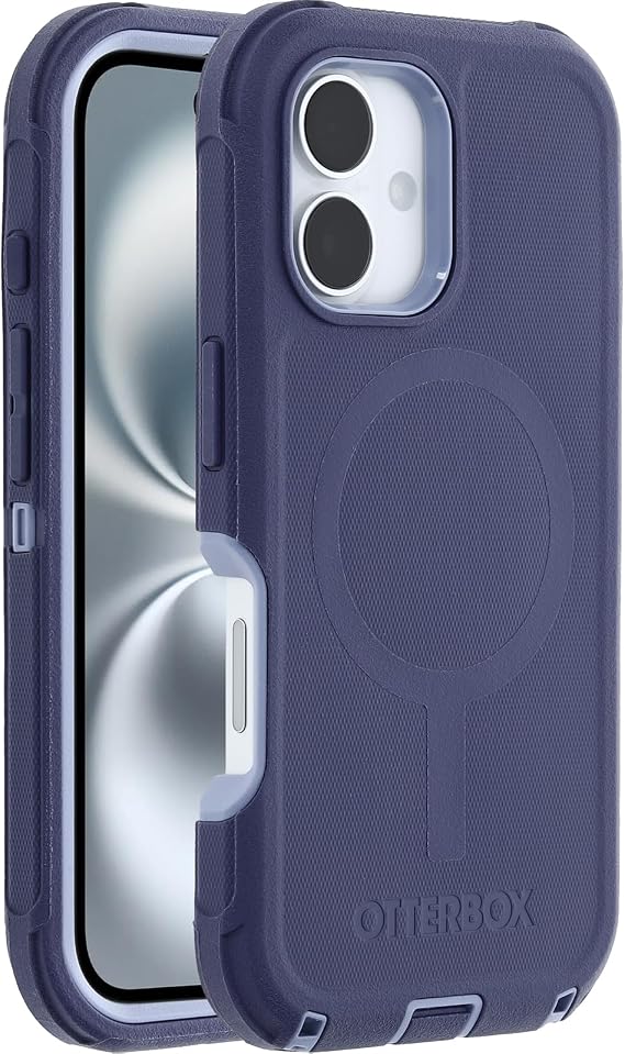 Amazon.com: OtterBox Defender MagSafe iPhone 16 Case Denver Dusk Purple ...