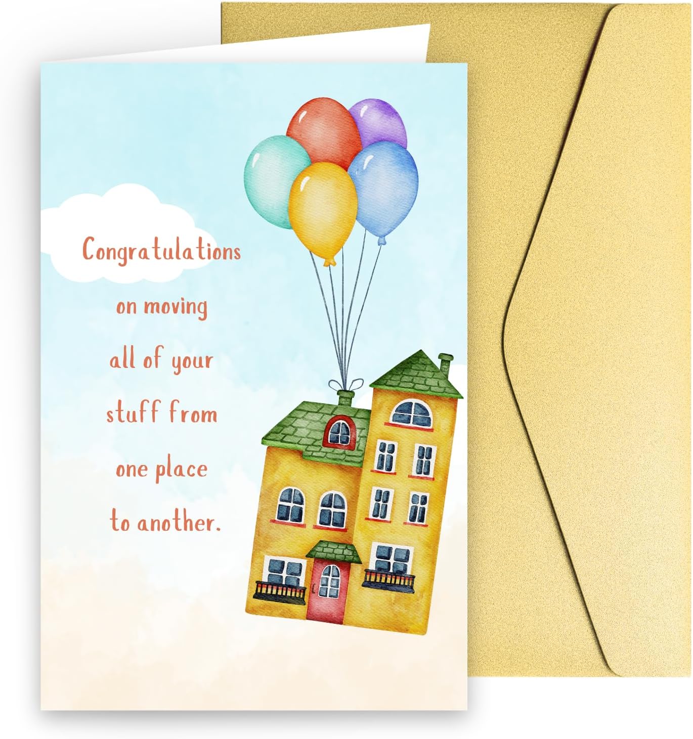 Amazon.com: JYfeel New Home Greeting Card - Funny Moving All Your Stuff ...