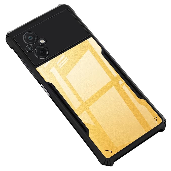 Zapcase Back Case Cover for Poco M5 (TPU, Polycarbonate_Matte Black ...
