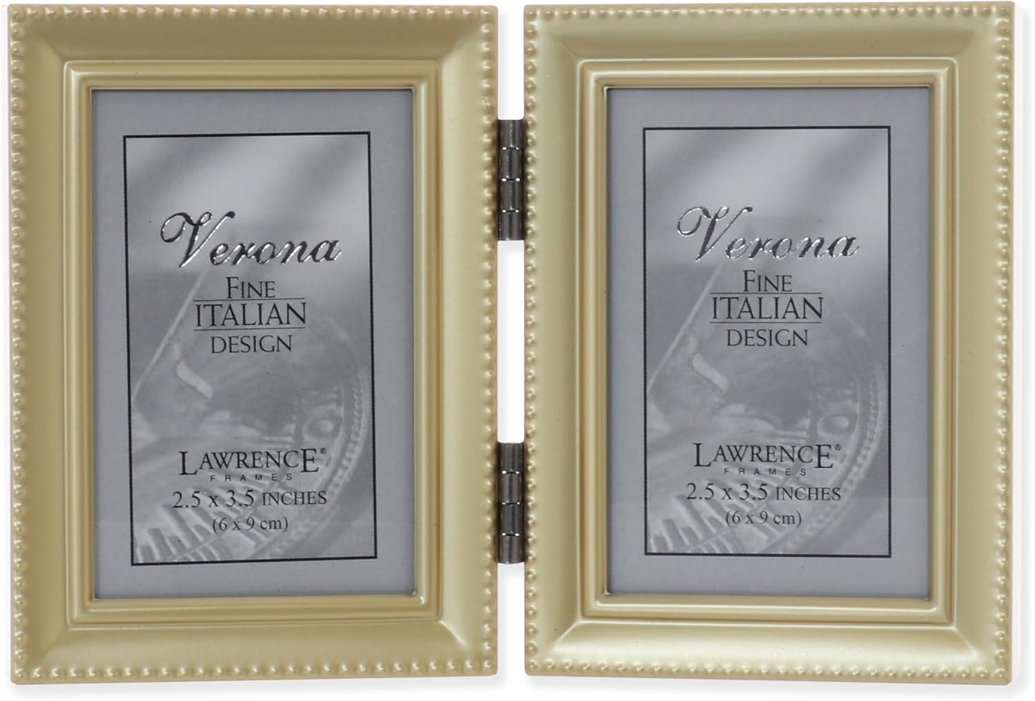 Amazon.com - Lawrence 11423D Brushed Brass Hinged Double 2.5x3.5 ...