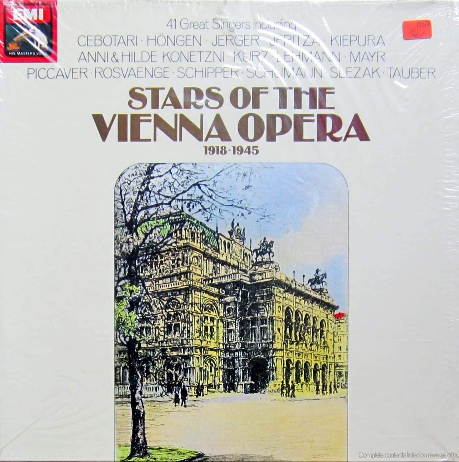 Stars of the Vienna Opera 1918-1945 (41 Great Singers) [Vinyl ...