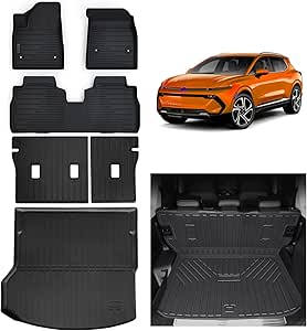 AltraVos Floor Mats & Trunk Mat for All-New 2024 2025 Chevy Equinox EV (Non Fuel),TPE All ...