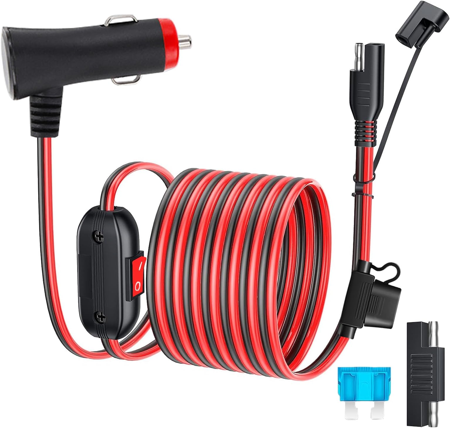 Amazon.com: JINKAIMING SAE Connector Pigtail 18AWG 2 Pin Quick ...