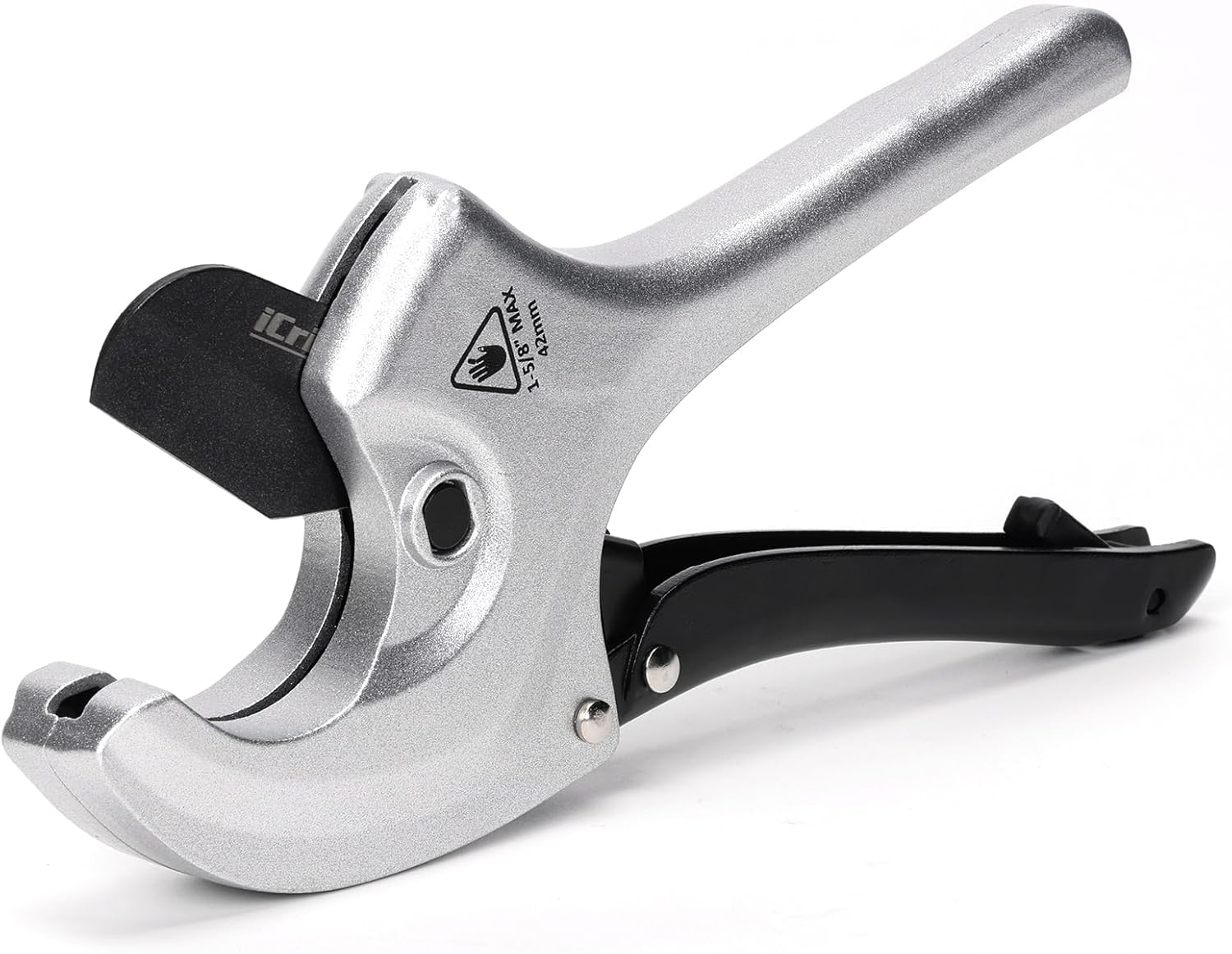 iCrimp PVC Pipe Cutter Cuts up to 1-5/8", Heavy-Duty Aluminum Ratchet ...