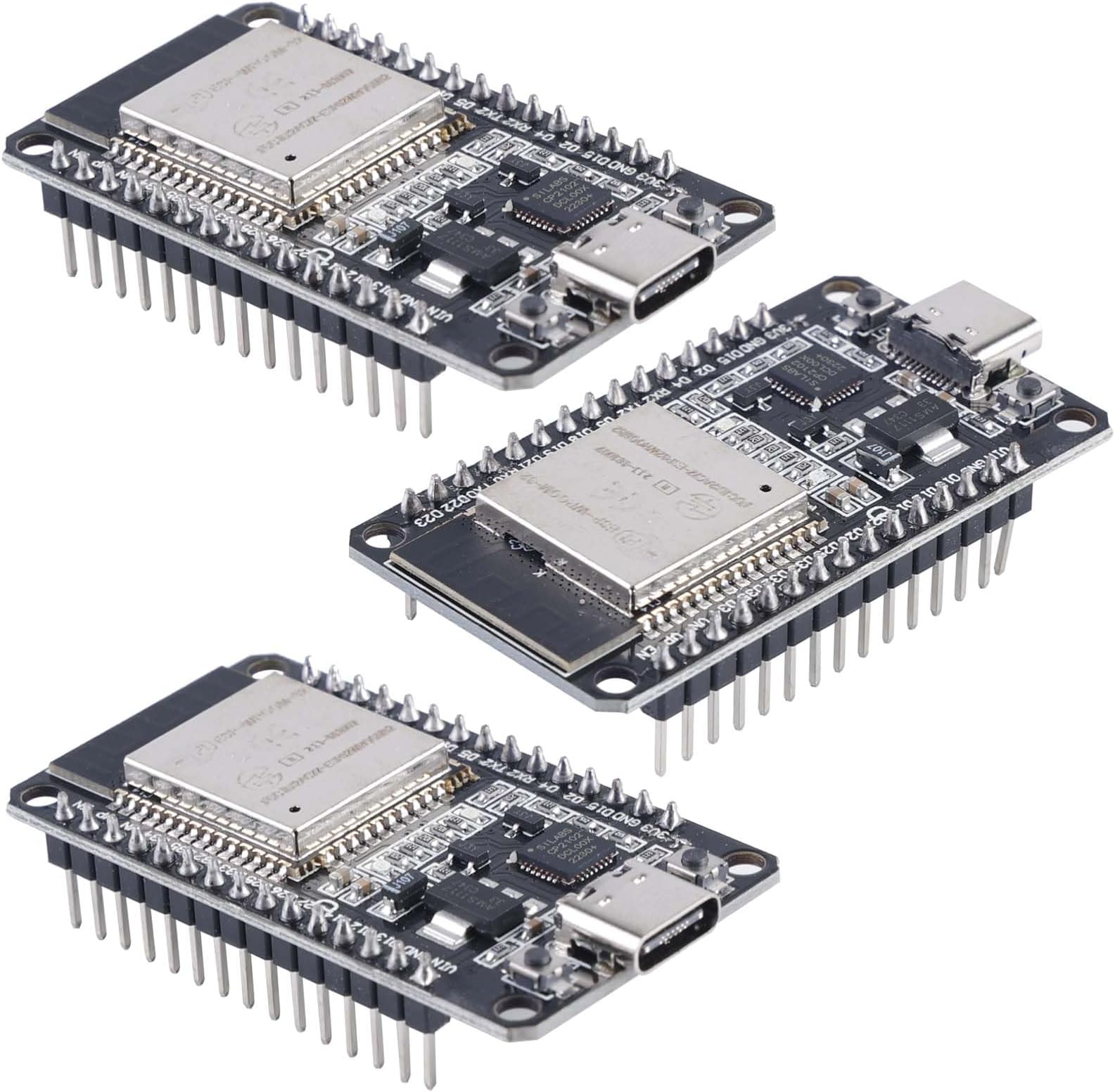 3 Stücke Esp32 Entwicklungsplatine Nodemcu Module Esp32 Typ C Nodemcu Development Board Esp32