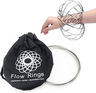 Amazon.com: Flow Ring - Kenetic Spring Toy - 3D Sculpture Ring : Toys ...