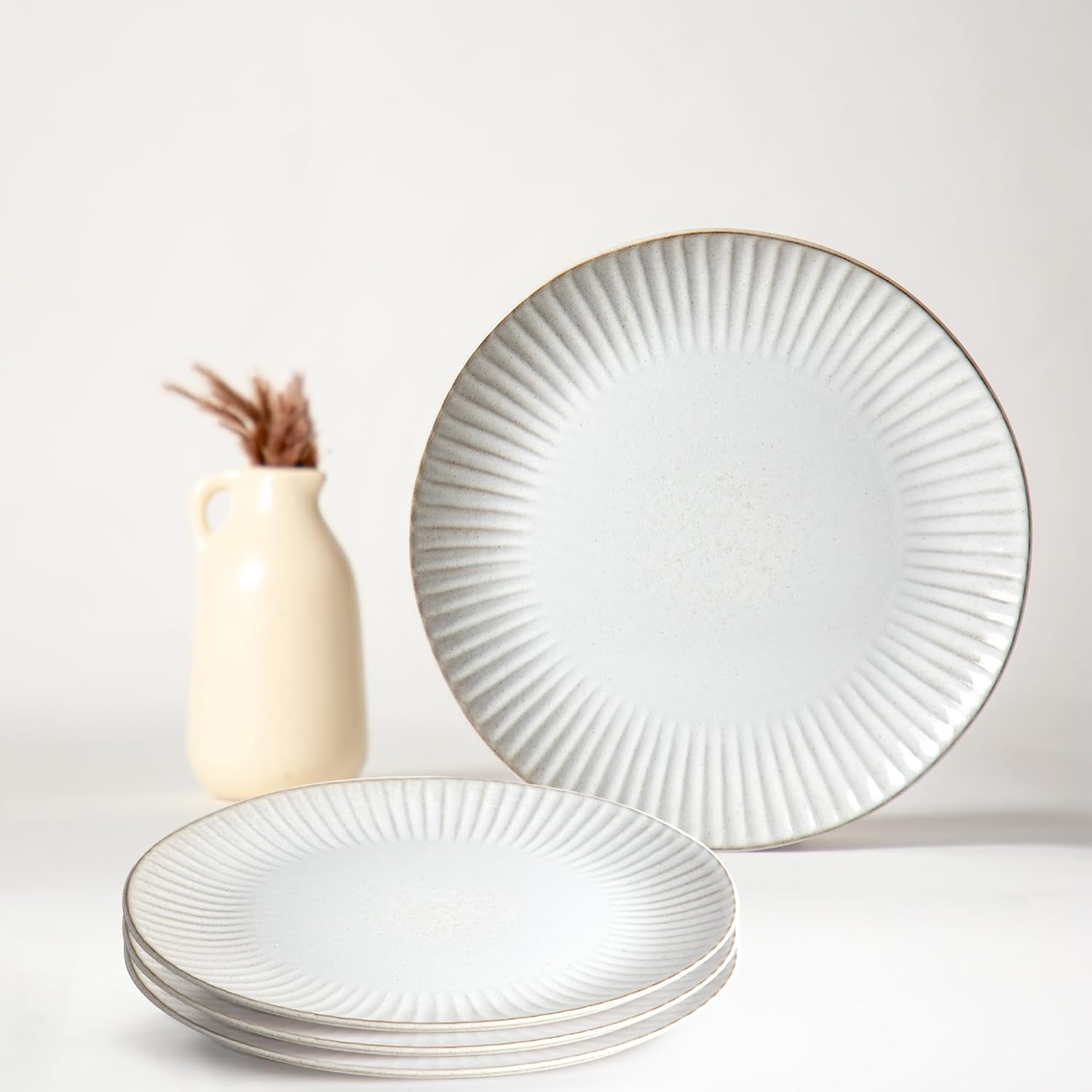 Anko Sable Stoneware Side Plates - Set of 4 | Premium Crockery for ...