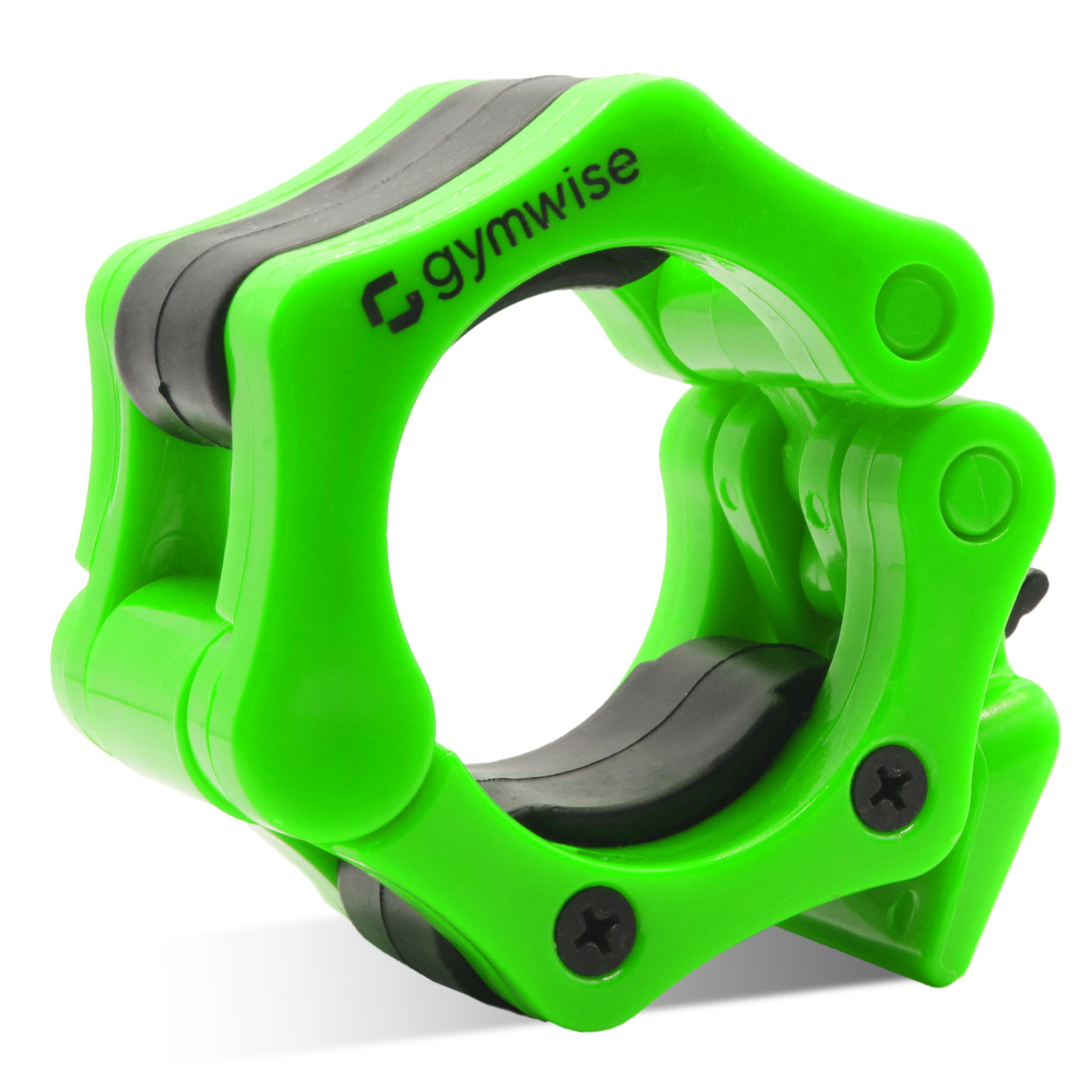 Gymwise Olympic Barbell Clips, Pair of 2” Inch Barbell Collars, Premium ...