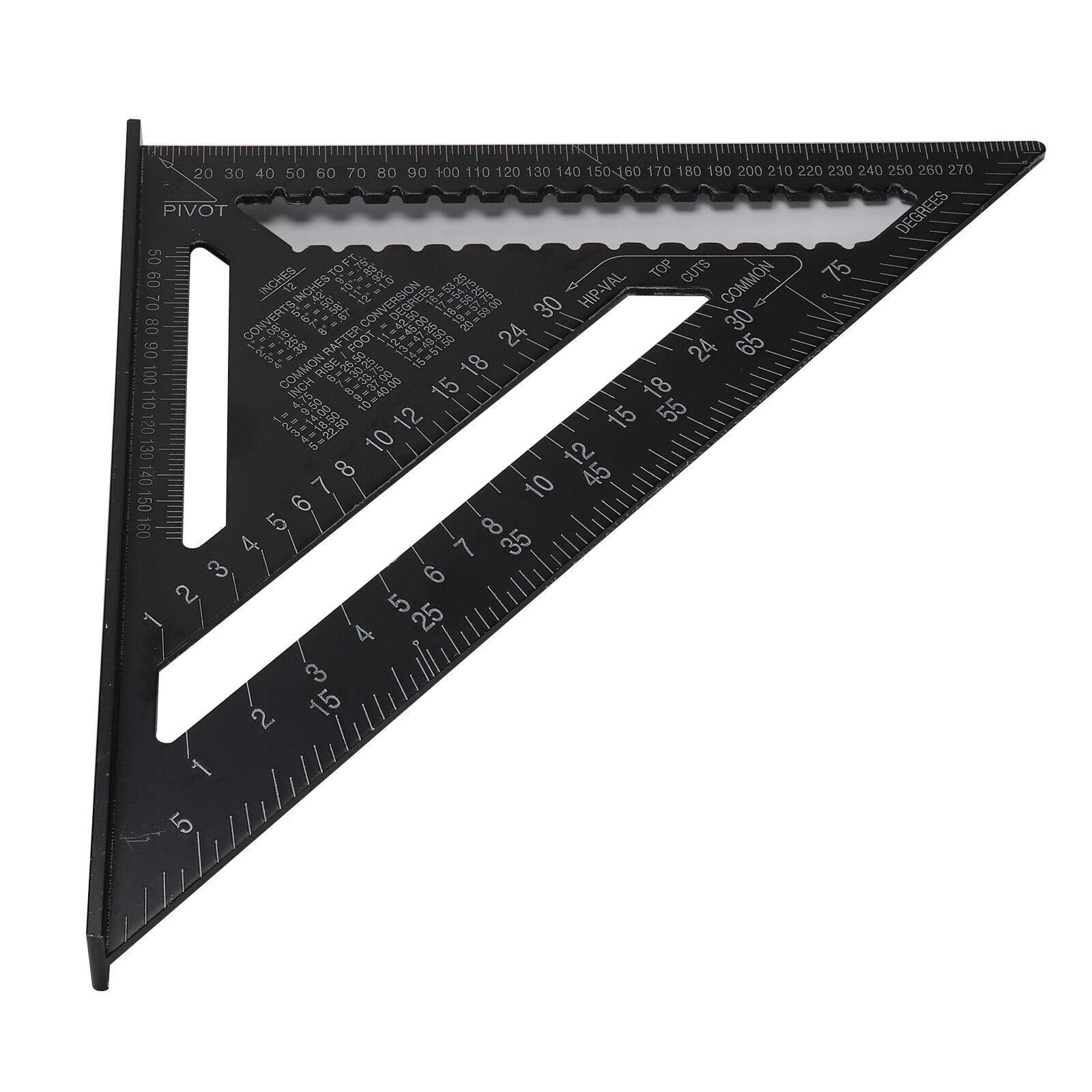 Buy 12 Inch ROOFING SPEED SQUARE ALUMINIUM RAFTER ANGLE FRAME MEASURE ...