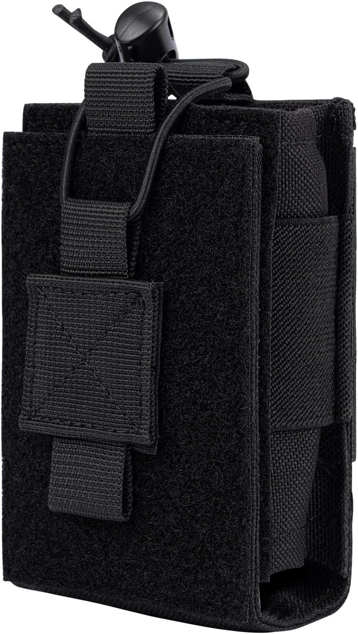 Amazon.com: Dotacty Adjustable Radio Pouch MOLLE Holder for Tactical ...