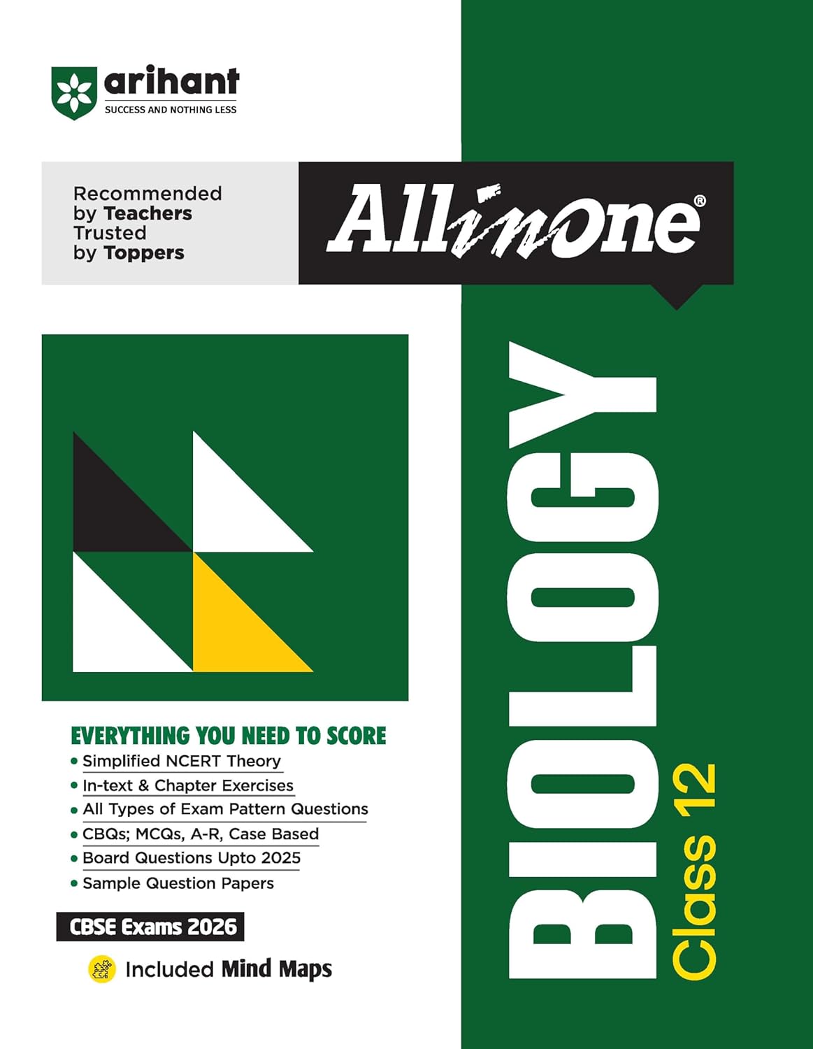 Arihant All in One Biology Class 12 for CBSE Exams 2025-26 | Simplified ...