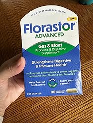 Amazon.com : Florastor Advanced Gas & Bloat Probiotic and Digestive Supplement – Digestive ...