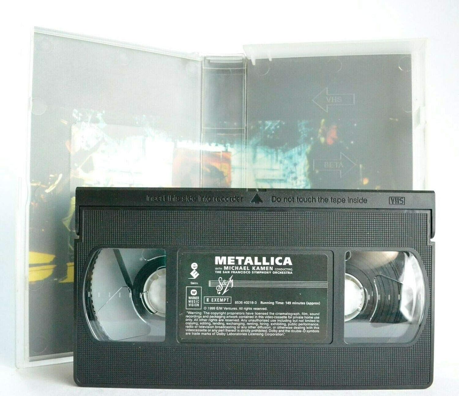 Metallica: S & M With The San Francisco Symphony Concert VHS