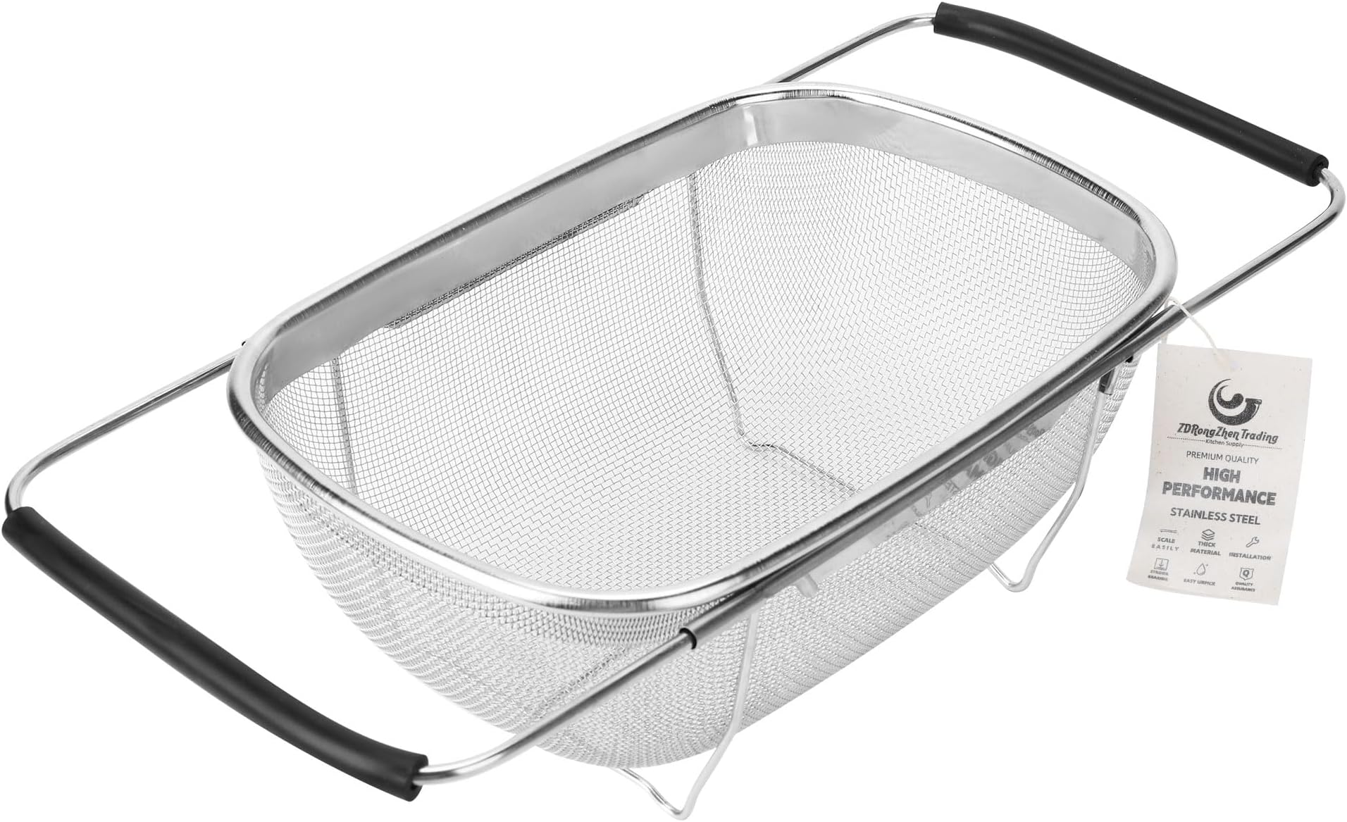 Amazon.com: KitchenAid Expandable Stainless Steel Colander, One size ...