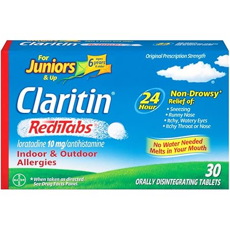 Amazon.com: Children's Claritin Chewables 24 Hour Allergy Relief, Non ...