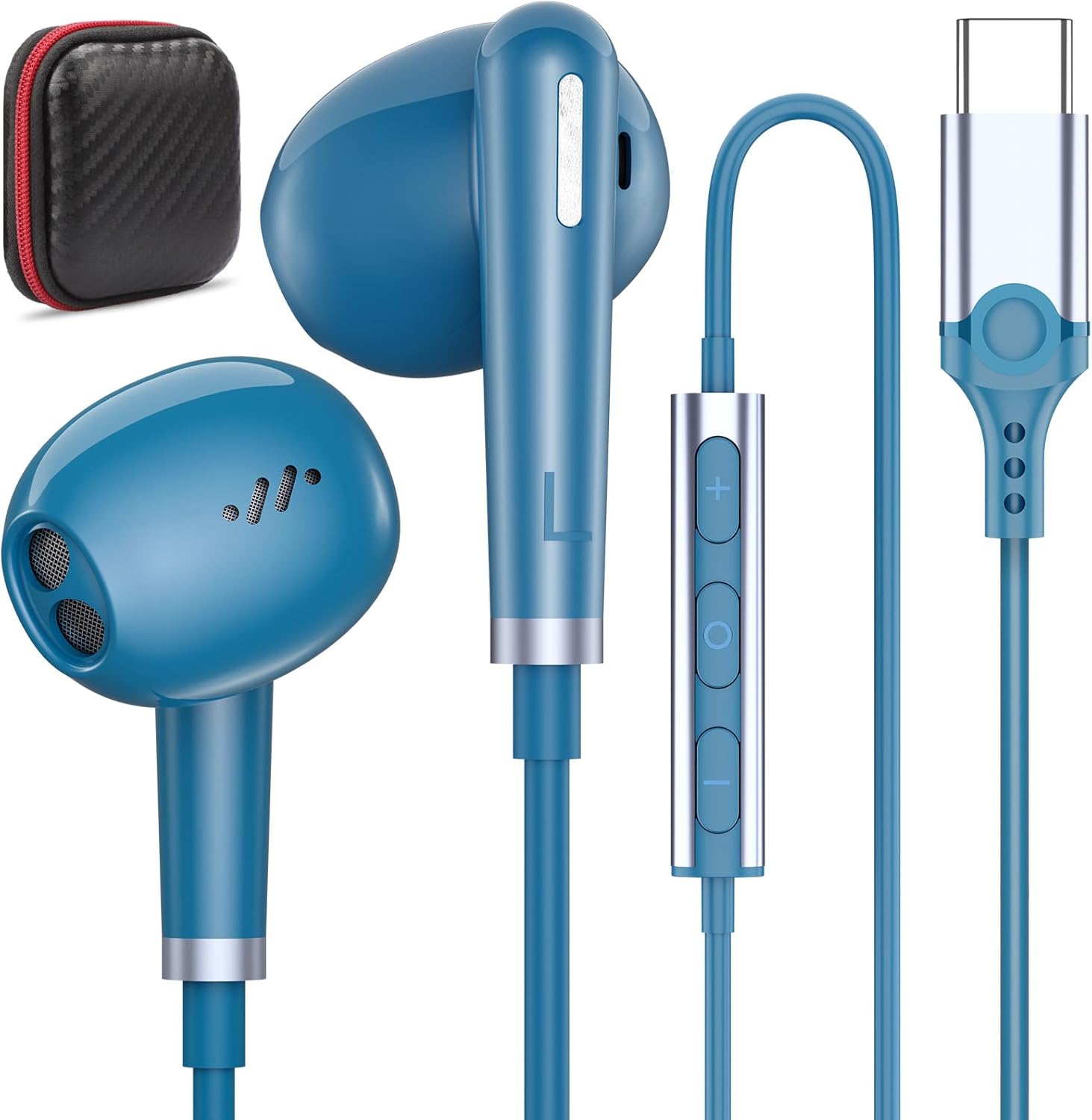 Amazon.com: COOYA 2 Pack USB C Headphones for Samsung Galaxy S24 Ultra ...