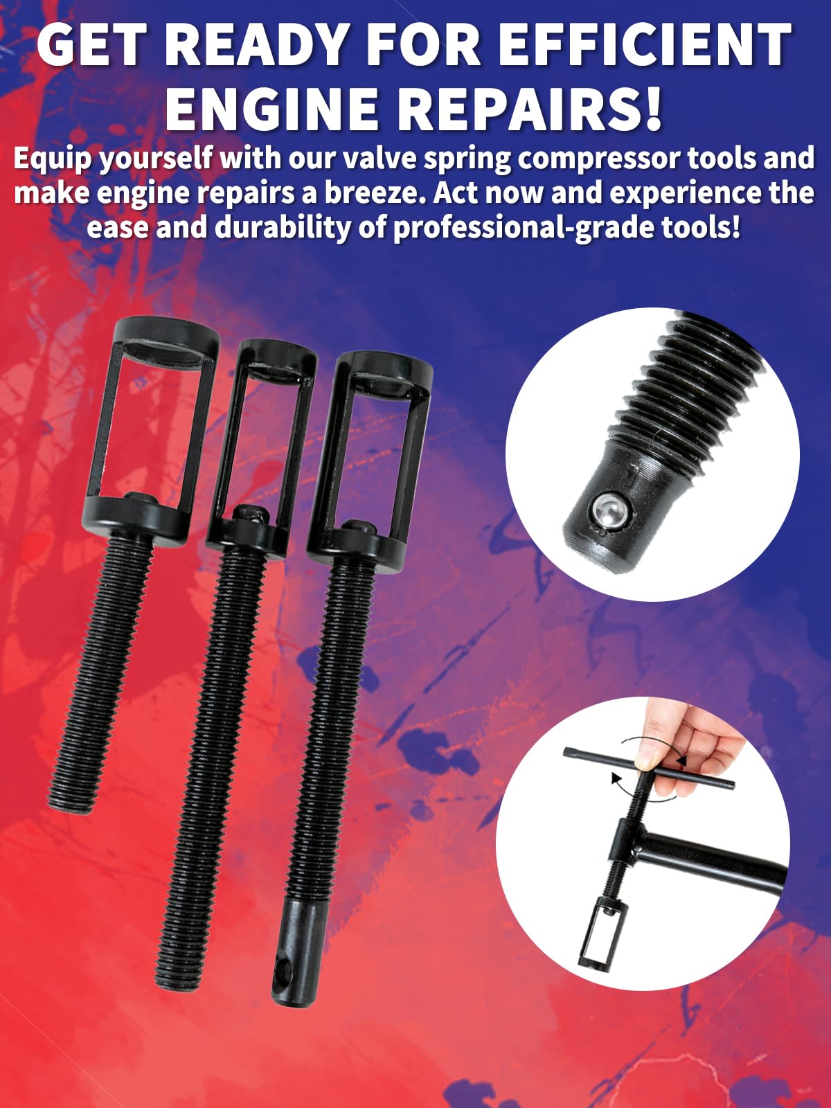 Snapklik.com : Punmew Valve Spring Compressor 10pcs Valve Spring ...