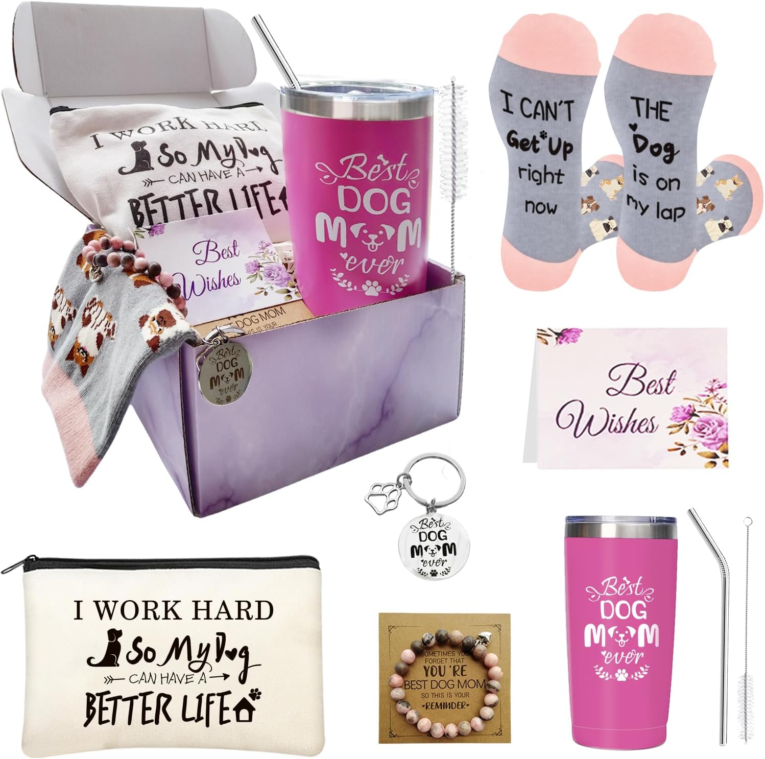 Amazon.com | emzrivo Dog Mom Gifts for Women Funny Dog Gifts For Dog ...