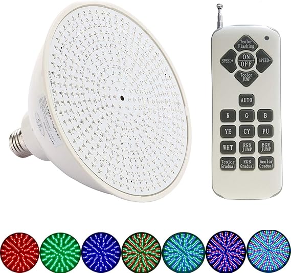 Amazon.com : P&LED 120V,35W Color Changing Replacement Swimming Pool ...