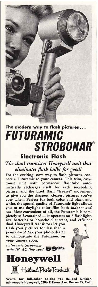 Amazon.com: RelicPaper 1958 Futuramic Strobonar: Eliminates Flashbulbs ...