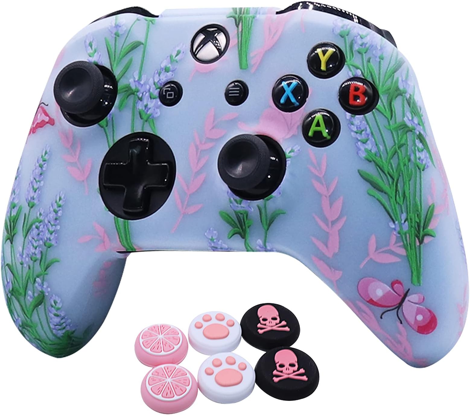Amazon.com: Ralan Pink Controller Skins for Xbox One, Silicone Cover ...