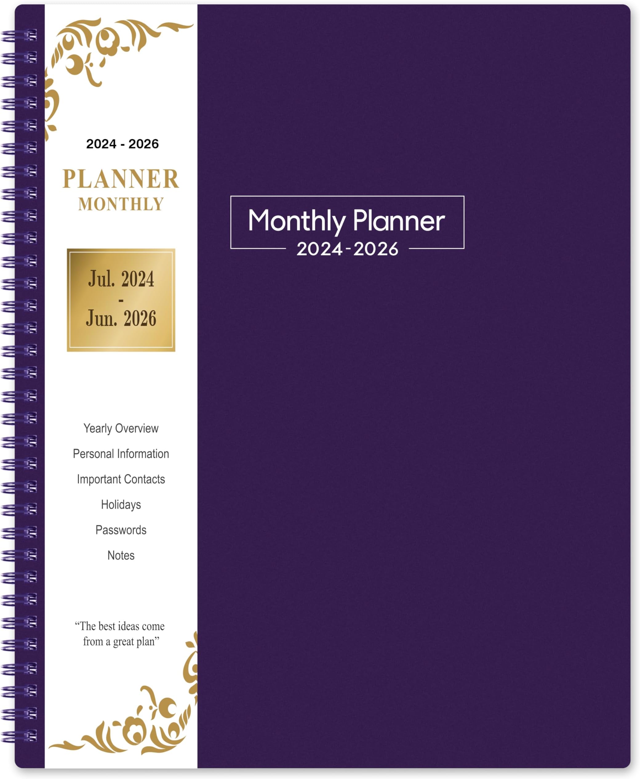 Amazon.com : 2024-2025 Monthly Planner - Monthly Calendar 2024-2025 ...