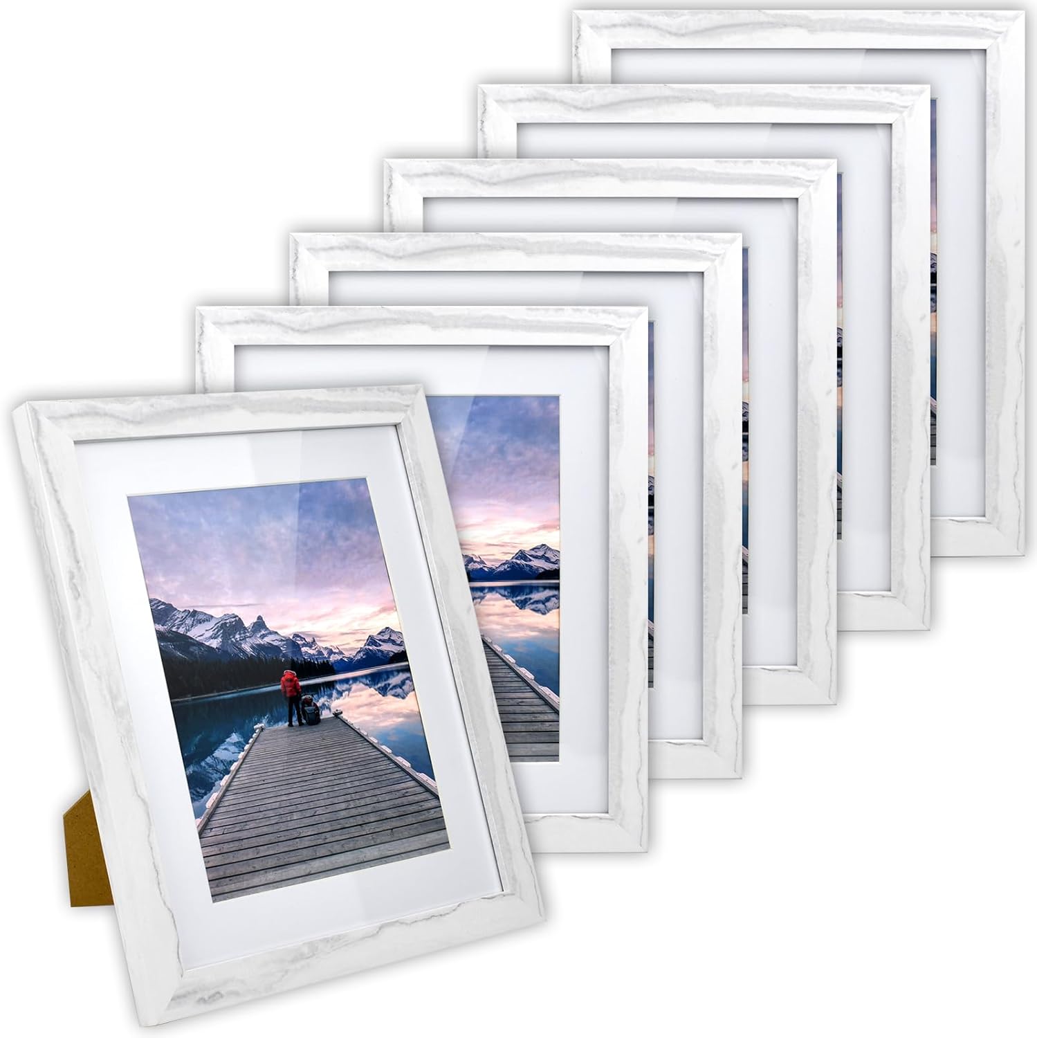 Amazon.com - HOMEPIC 8x10 Picture Frames Set of 6, 8x10 Photo Frames ...