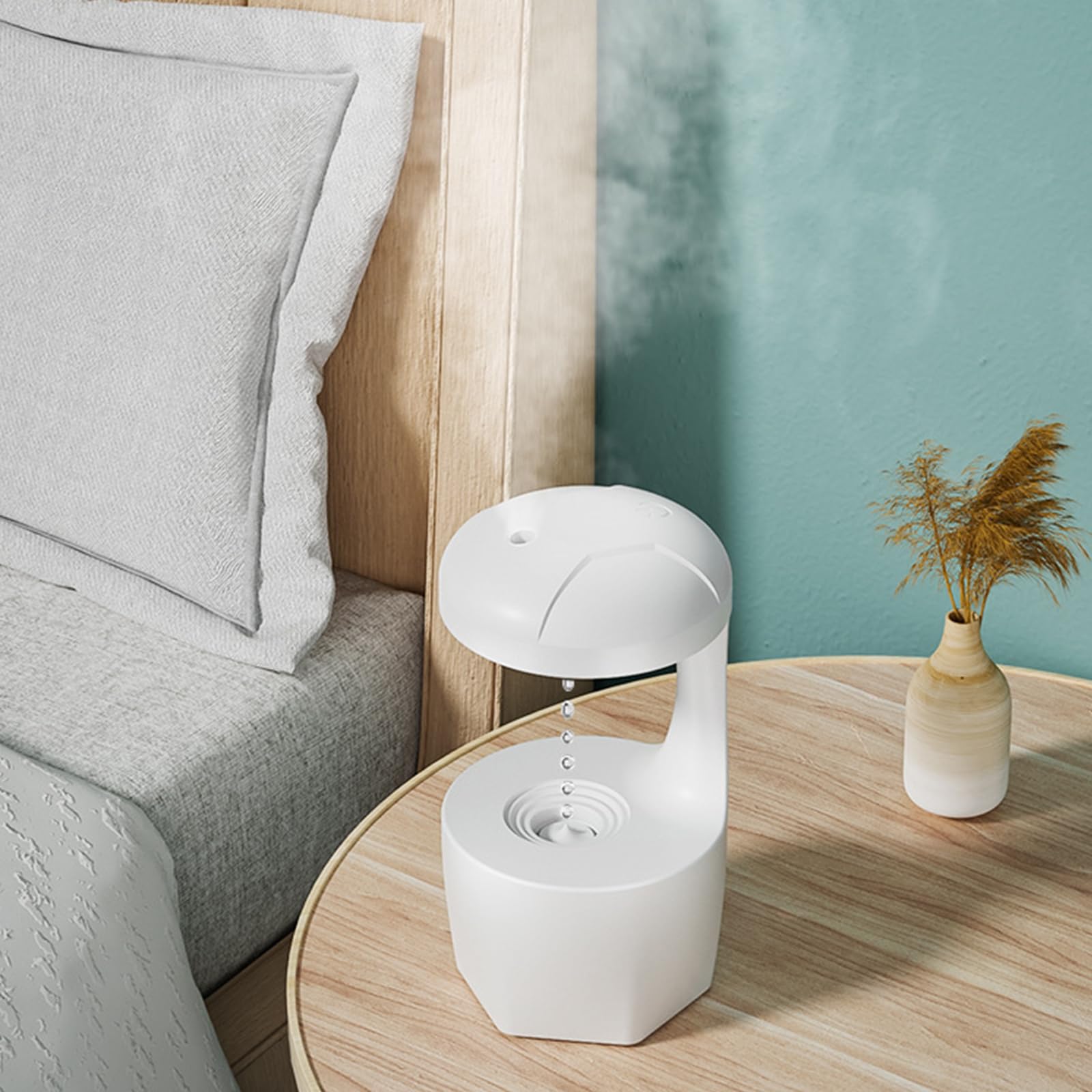 Snapklik.com : Reaeng Anti Gravity Water Drop Humidifier, 800ml Anti ...