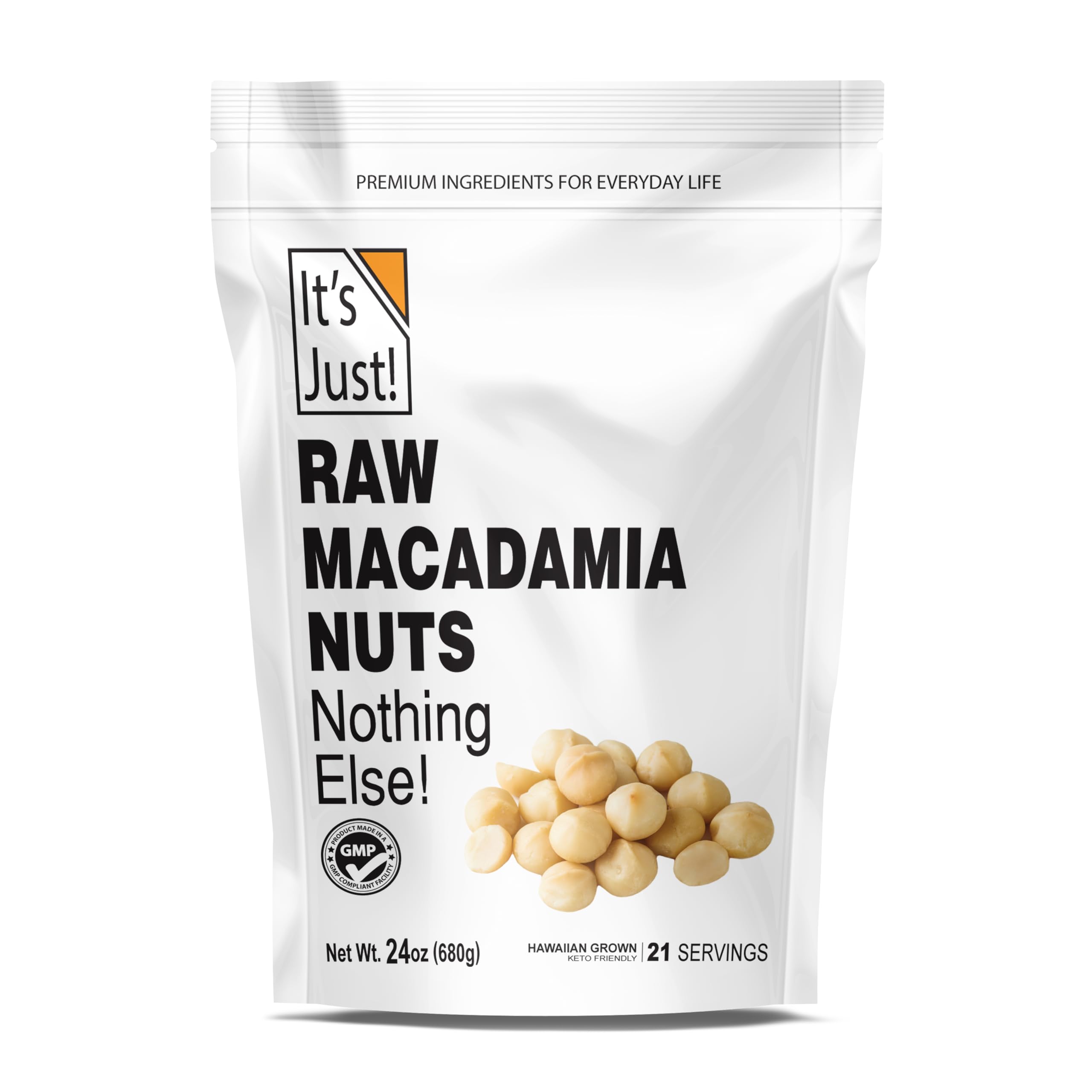 Amazon.com : It's Just - Macadamia Nuts (24oz), Raw Unsalted, Hawaiian ...
