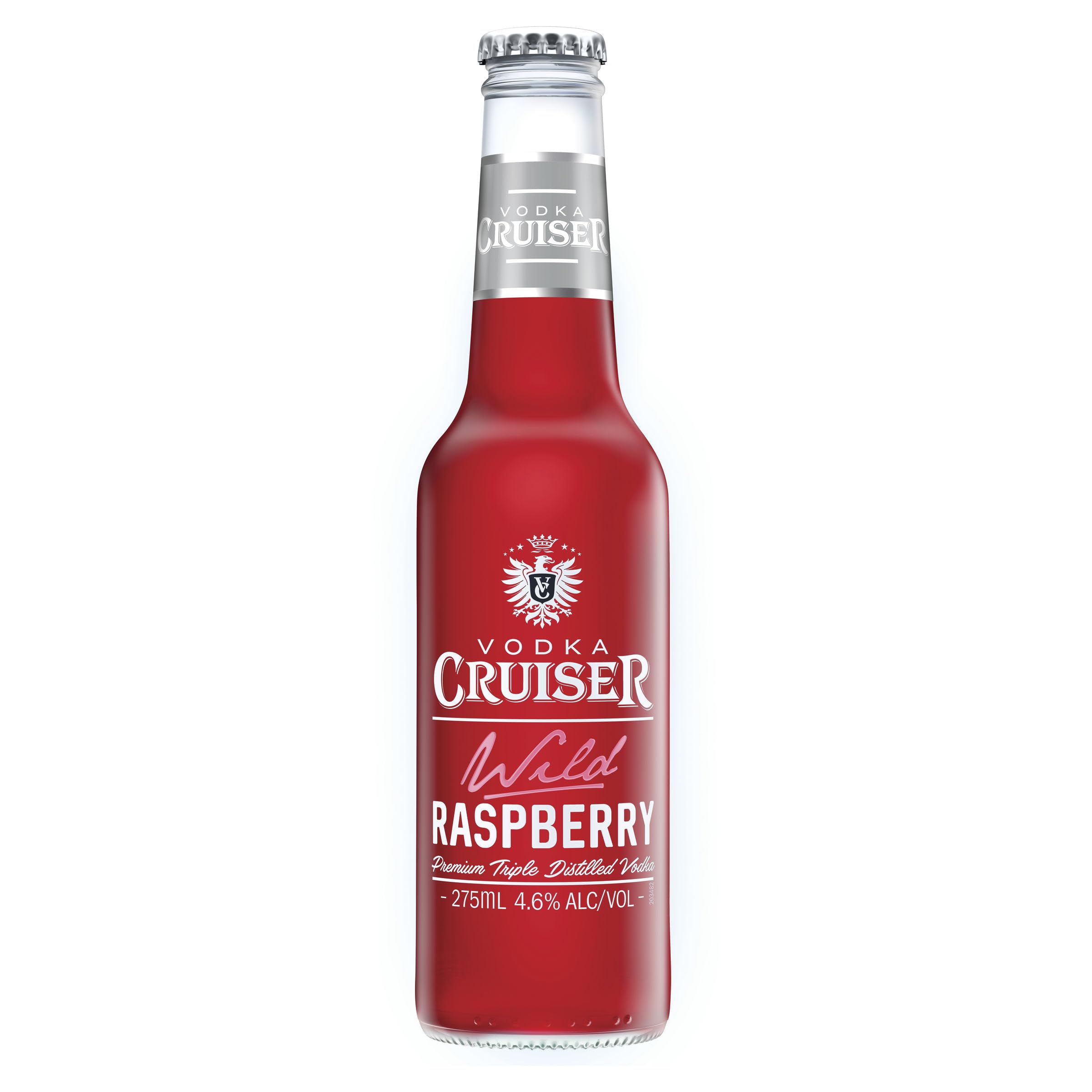 Vodka Cruiser Wild Raspberry, Refreshing Flavoured Pre-Mixed Vodka ...