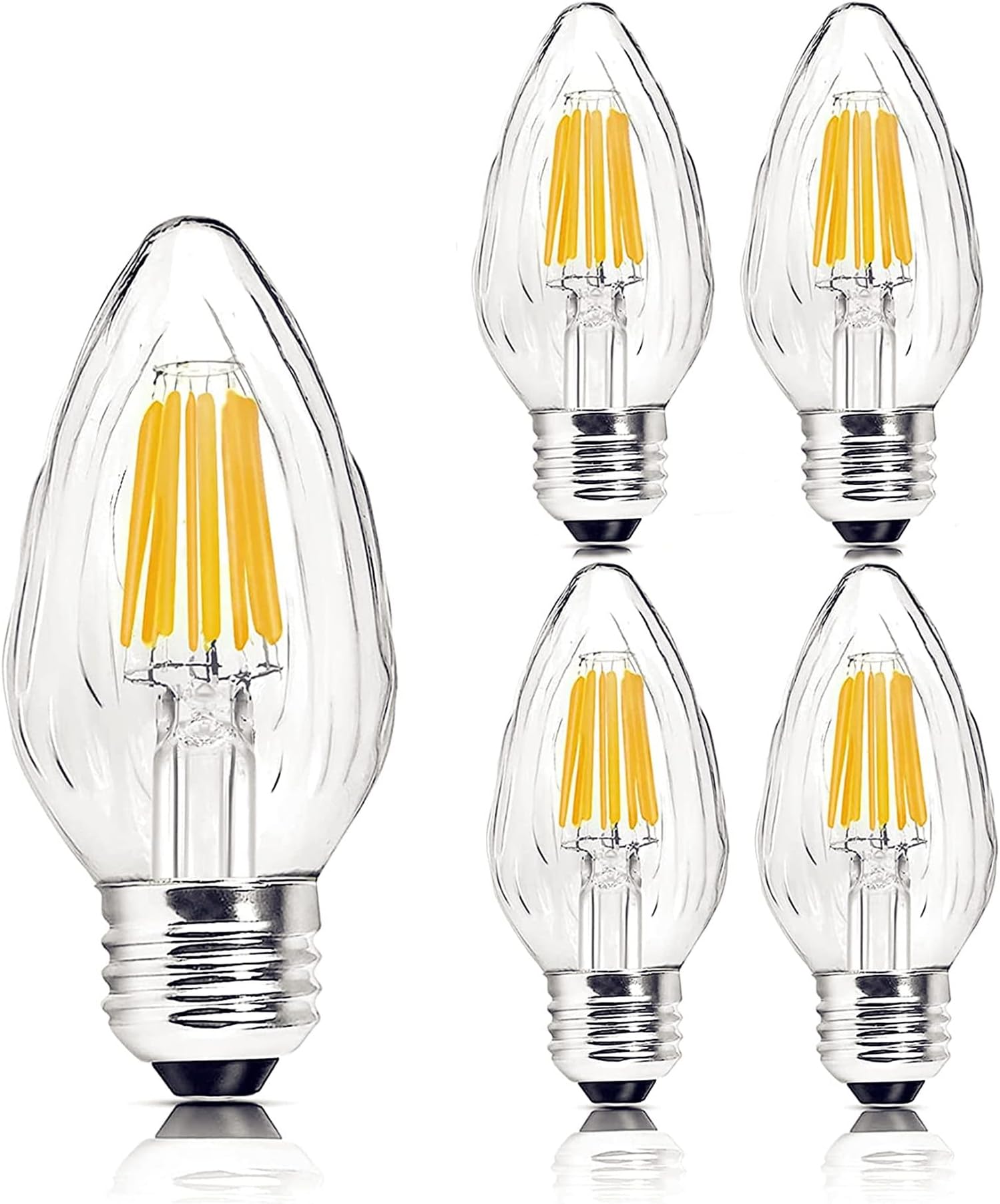 Qixivcom 8W F15 Dimmable LED Light Bulbs Led Porch Light Bulb 80W ...