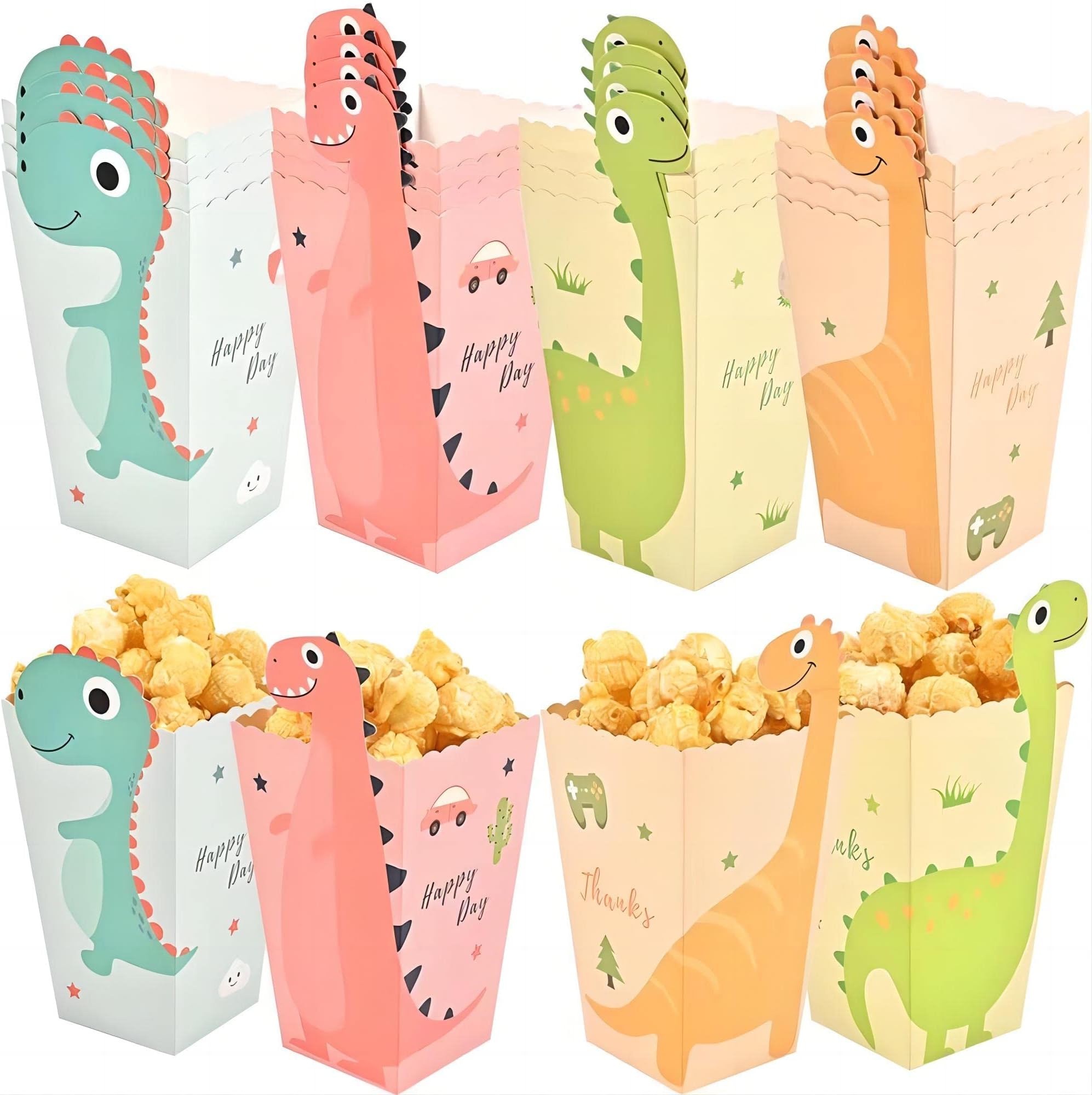 Amazon.com: Ubestpak 12 Pcs Pack Foldable Popcorn Cup for Children Cute ...